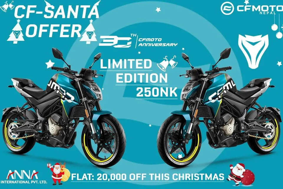 CF Moto offers Rs. 20,000 discount on 250 NK “Santa Offer” | Autoncell