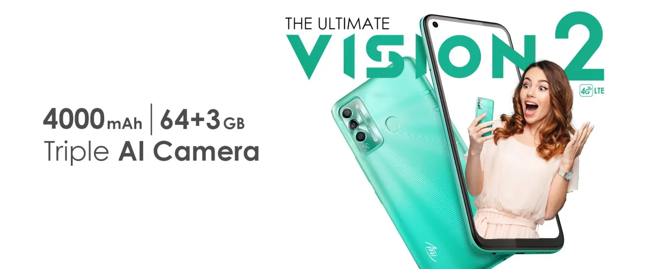 Itel Vision 2 is an entry-level smartphone with a Unisoc processor and ...